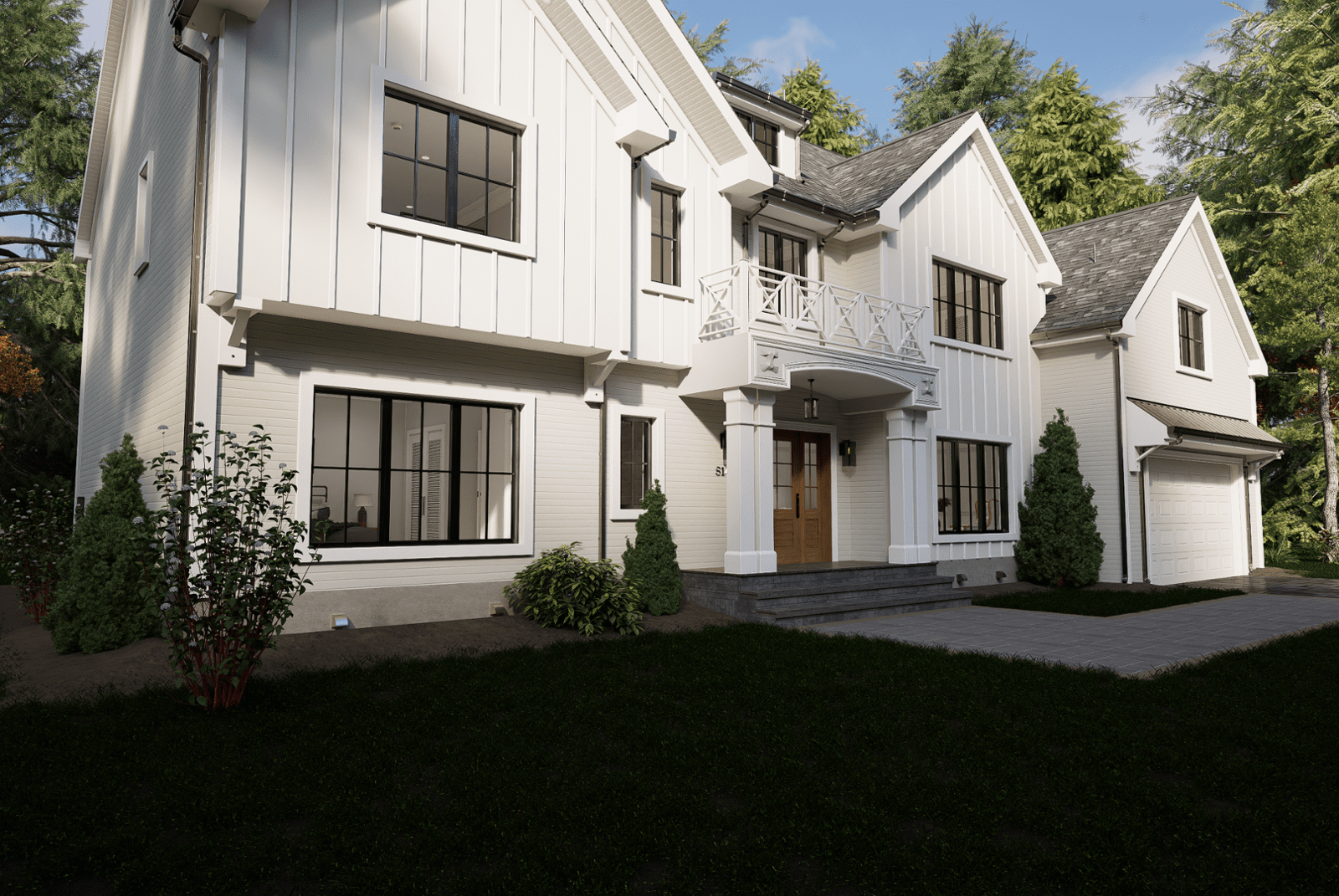 Modern Farmhouse | 3D Architectural Rendering Services